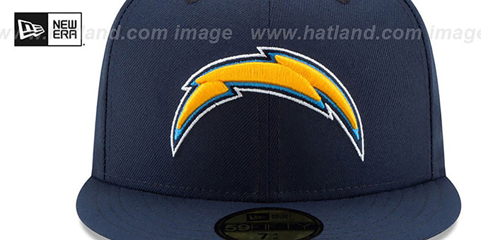 Los Angeles Chargers NFL TEAM-BASIC Navy Fitted Hat