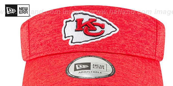 Kansas City Chiefs 18 NFL STADIUM Red Visor by New Era