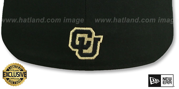Colorado NCAA BUFFALO TEAM-BASIC Black Fitted Hat by New Era