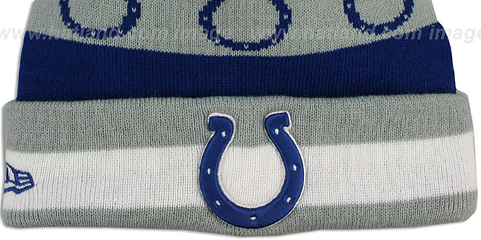 Indianapolis Colts REPEATER SCRIPT Knit Beanie Hat