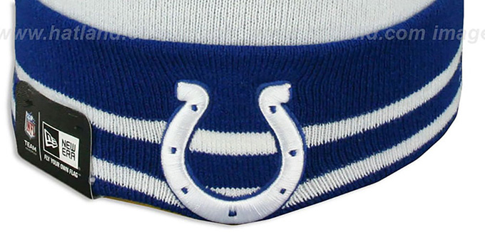 Baltimore Colts SUPER BOWL V White Knit Beanie Hat