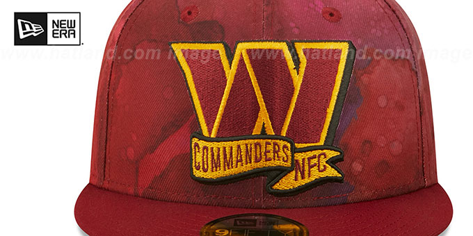 Washington Commanders 2022 NFL SIDELINE TIE-DYE SNAPBACK Hat