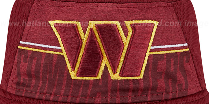 Washington Commanders 2023 NFL TRAINING CAMP BUCKET Burgundy Hat