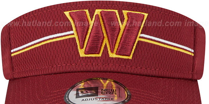 Washington Commanders 2023 NFL TRAINING CAMP VISOR Burgundy