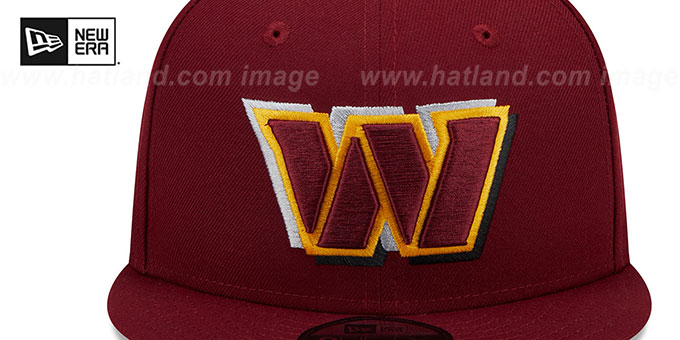 Washington Commanders 2024 NFL DRAFT SNAPBACK Burgundy Hat