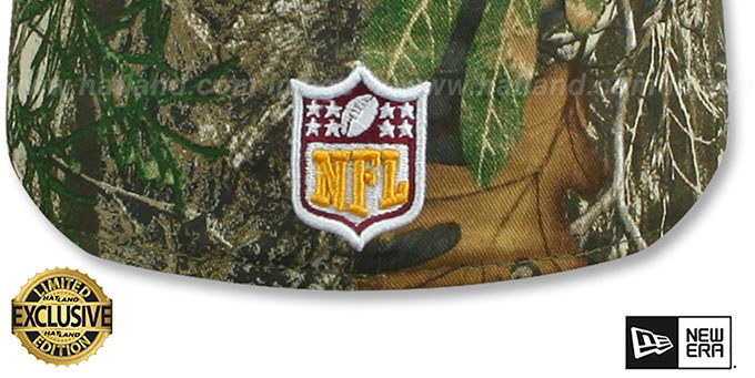 Washington Commanders NFL TEAM-BASIC Realtree Camo Fitted Hat