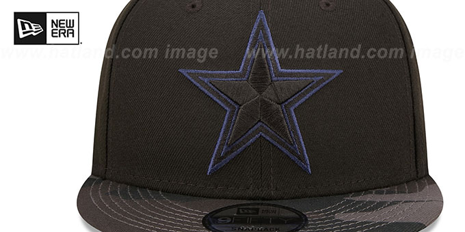 Dallas Cowboys CAMOVIZE SNAPBACK Black Hat by New Era