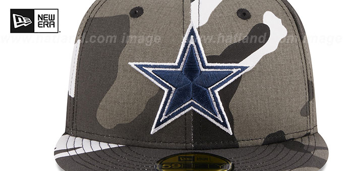 Dallas Cowboys URBAN CAMO TEAM-BASIC Fitted Hat by New Era