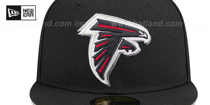 Atlanta Falcons 2024 NFL DRAFT Black Fitted Hat by New Era
