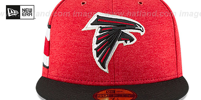 Atlanta Falcons HOME ONFIELD STADIUM Red-Black Fitted Hat