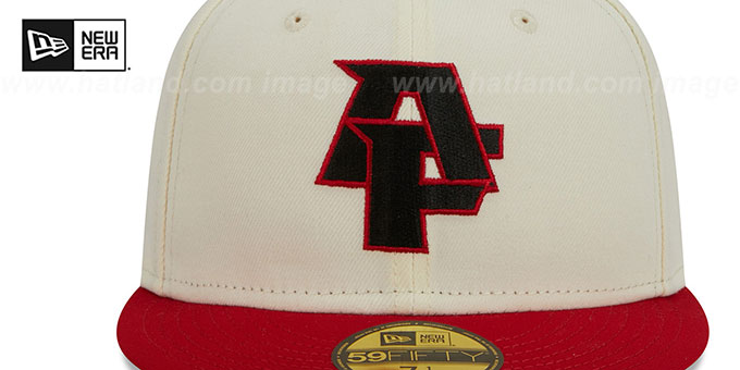 Atlanta Falcons NFL LIGATURE White-Red Fitted Hat by New Era