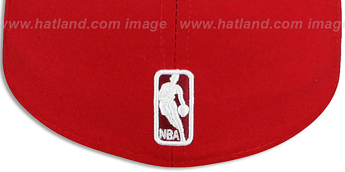 Heat NBA-CHASE Red Fitted Hat by New Era
