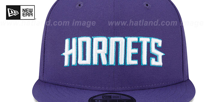 Charlotte Hornets STATEMENT SNAPBACK Purple Hat by New Era