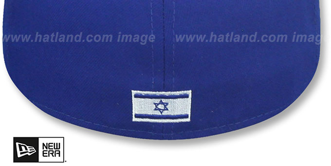 Israel STAR BASEBALL White-Royal Hat by New Era