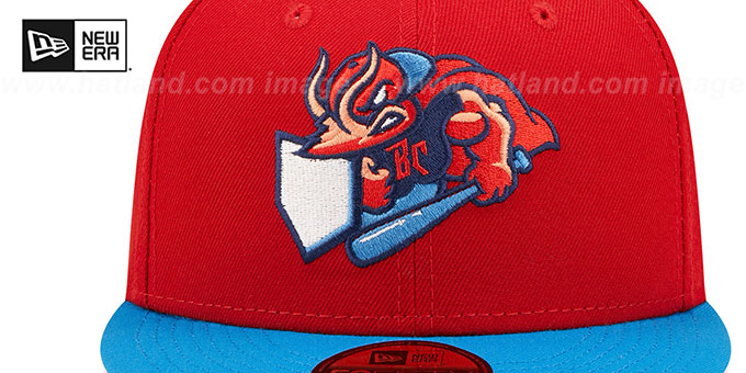 Jacksonville Jumbo Shrimp THEME NIGHT Red-Blue Fitted Hat