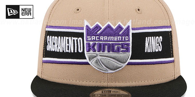 Sacramento Kings 2024 NBA DRAFT SNAPBACK Camel-Black Hat