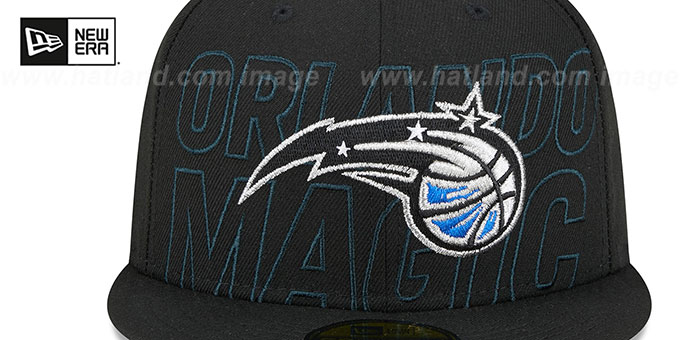 Orlando Magic 2023 NBA DRAFT Black Fitted Hat by New Era