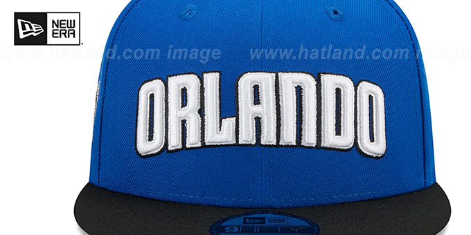 Ortlando Magic STATEMENT SNAPBACK Royal-Black Hat by New Era