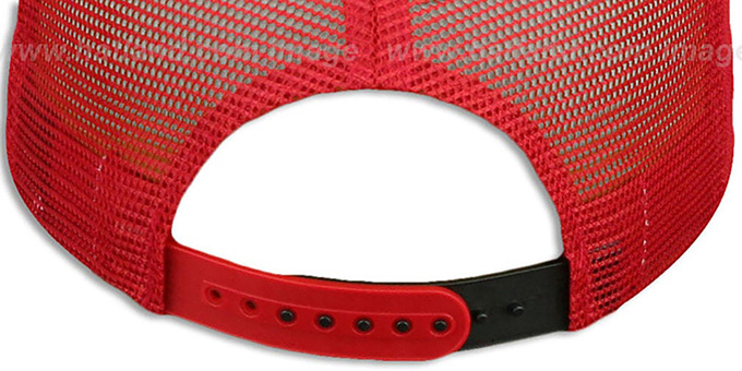 Maryland TROPICAL MESH SNAPBACK Red-Green Hat by Zephyr