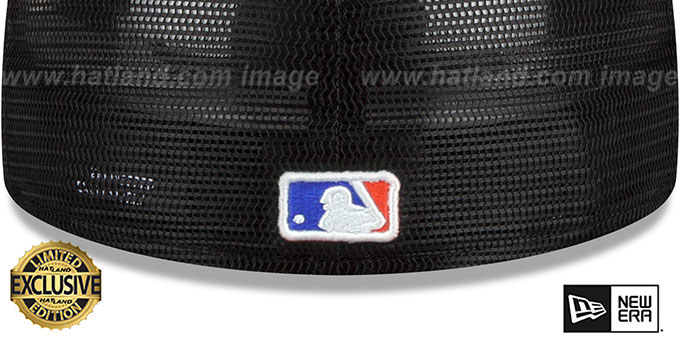 New York Mets ALTERNATE BATTING PRACTICE TRUCKER Black Fitted Hat