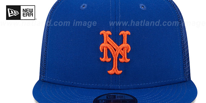 New York Mets TEAM-BASIC TRUCKER SNAPBACK Royal Hat