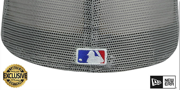 MLB Umpire BATTING PRACTICE TRUCKER Grey Fitted Hat