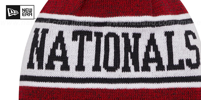 Washington Nationals BANNER Knit Beanie Hat by New Era