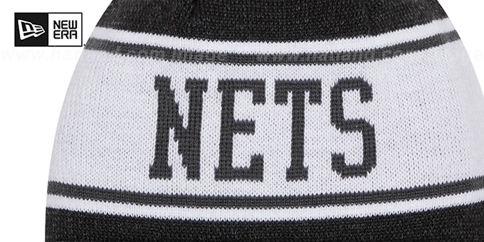 Brooklyn Nets BANNER Knit Beanie Hat by New Era