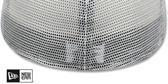 New Era MESH-BACK 59FIFTY-BLANK Navy-White Fitted Hat