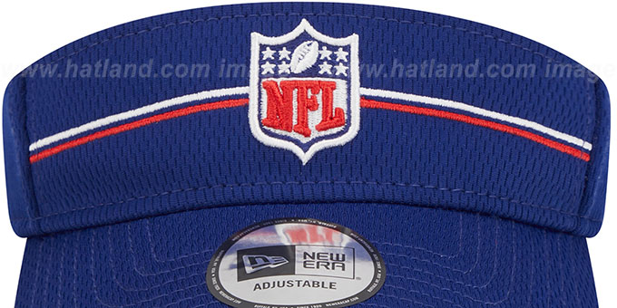 NFL Shield 2023 TRAINING CAMP VISOR Royal by New Era