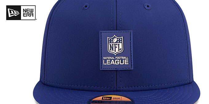 NFL Shield 2025 HOT WEATHER NFL SIDELINE Royal Fitted Hat