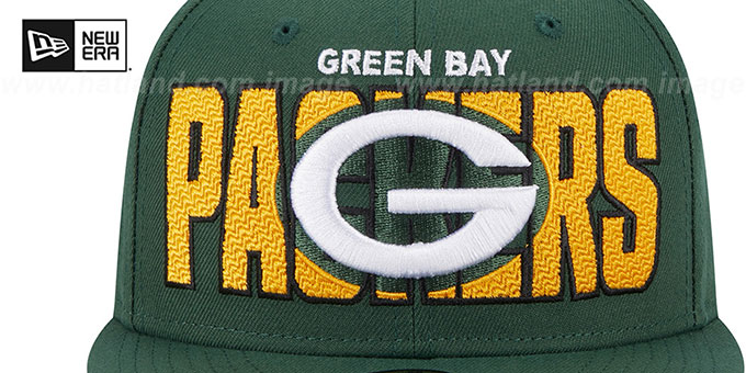 Green Bay Packers 2023 NFL DRAFT Green Fitted Hat by New Era
