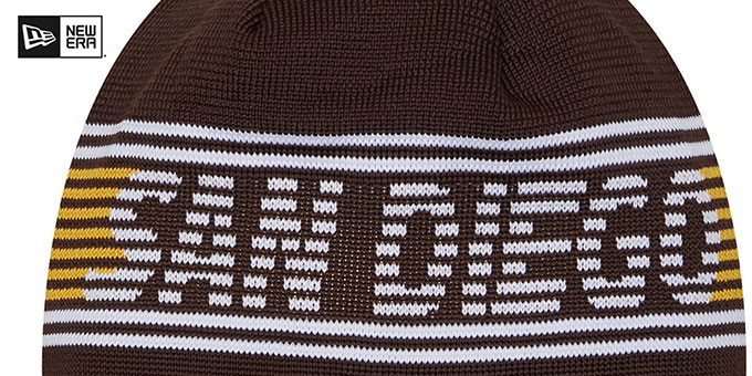 San Diego Padres 24-25 SPORT-KNIT Brown Beanie Hat