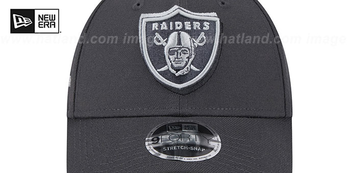 Las Vegas Raiders 2024 NFL DRAFT STRETCH-SNAP Grey Hat