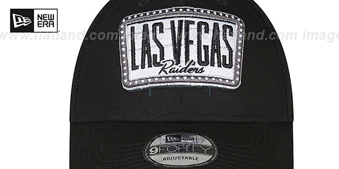 Las Vegas Raiders LAS VEGAS SIGN SNAPBACK Black Hat