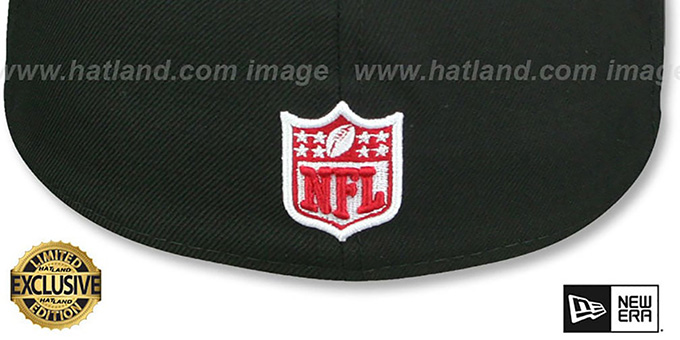 Las Vegas Raiders RAIDER-NATION Black-Red Fitted Hat