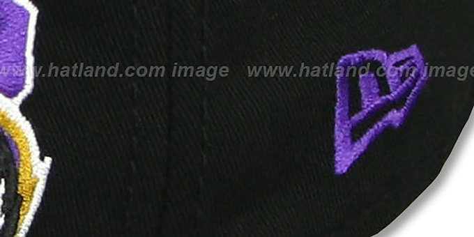 Ravens ANGULAR A-FRAME SNAPBACK Black Hat by New Era