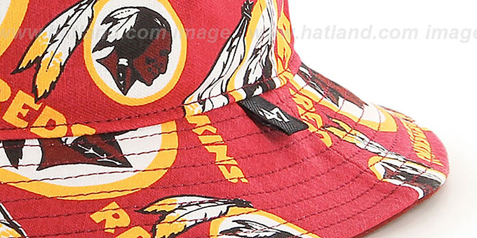 Redskins BRAVADO BUCKET Hat by Twins 47 Brand