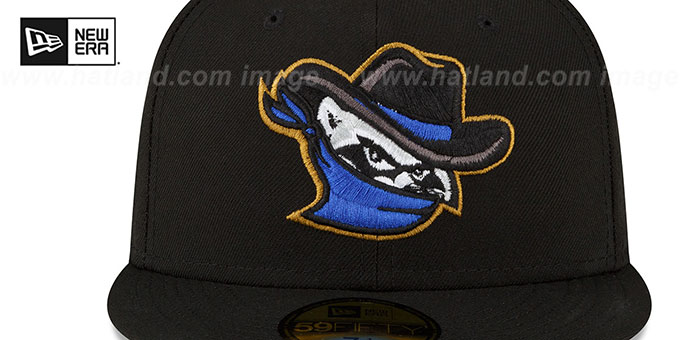 Quad Cities River Bandits MILB ONFIELD HOME-2 Black Fitted Hat