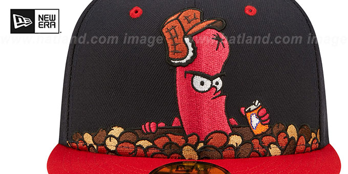 Portland Sea Dogs THEME NIGHT Navy-Red Fitted Hat by New Era