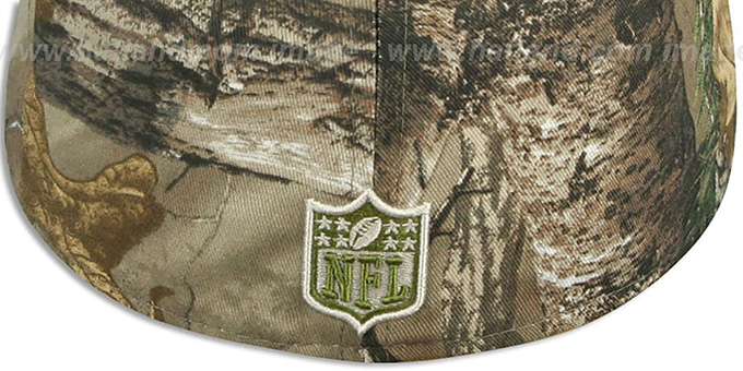 Seattle Seahawks NFL TEAM-BASIC Realtree Camo Fitted Hat