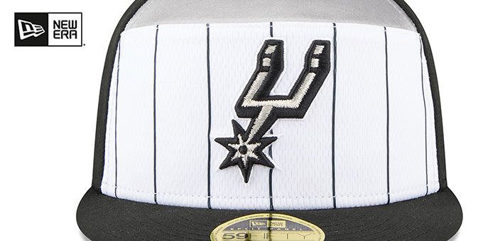 San Antonio Spurs 2025-26 NBA SPLIT PANEL TIP OFF Fitted Hat