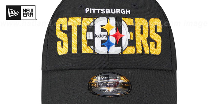 Pittsburgh Steelers 2023 NFL DRAFT 940 SNAPBACK Black Hat
