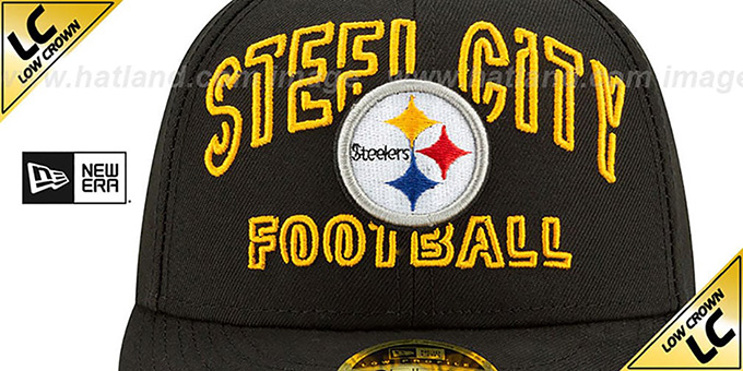 Pittsburgh Steelers LOW-CROWN ALT 2020 NFL VIRTUAL DRAFT Black Fi