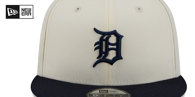 Detroit Tigers LOCALIZED SNAPBACK Chrome-Navy Hat by New Era