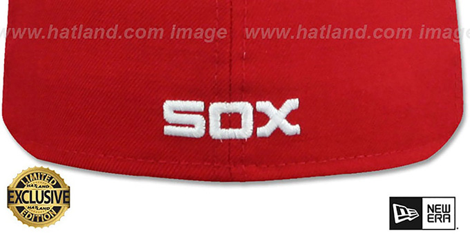 Chicago White Sox SOUTH SIDE HITMEN Red Fitted Hat