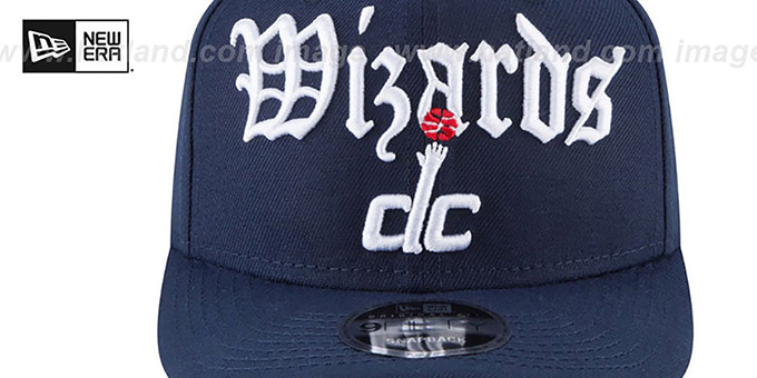 Washington Wizards CLASSIC-CURVE SNAPBACK Navy Hat