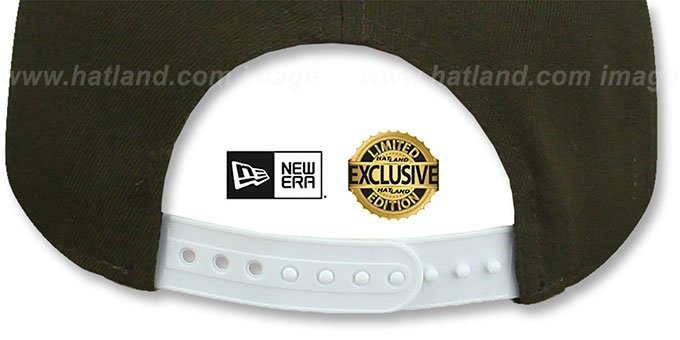 New York Yankees TEAM-BASIC SNAPBACK Brown-White Hat