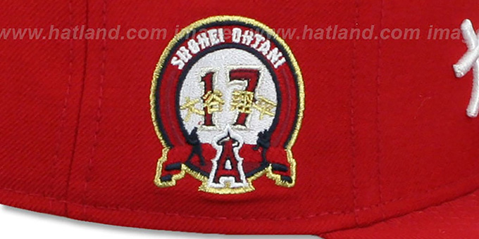 Los Angeles Angels OHTANI 17 SNAPBACK Red Hat by New Era