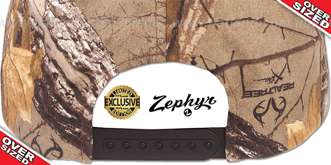 Blank OVER-SIZED SNAPBACK Realtree Hat by Zephyr